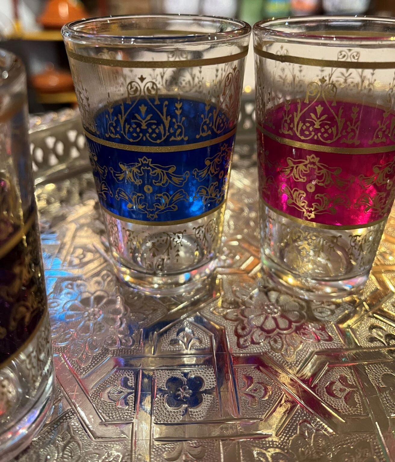 Moroccan mint tea glasses - Le Marrakech Store