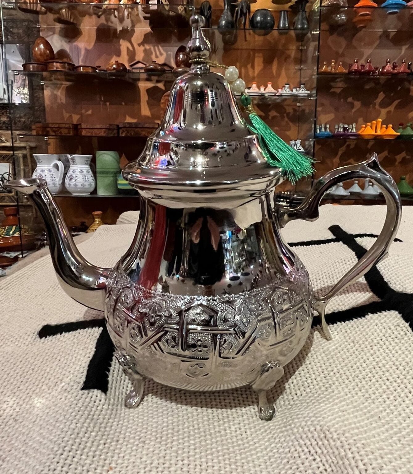 Traditional Moroccan teapot - Le Marrakech Store