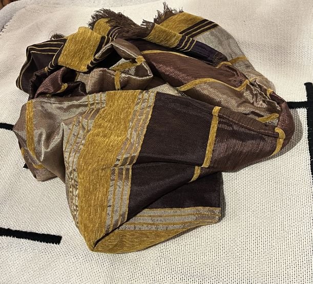 Moroccan stripe fringed blanket - Le Marrakech Store