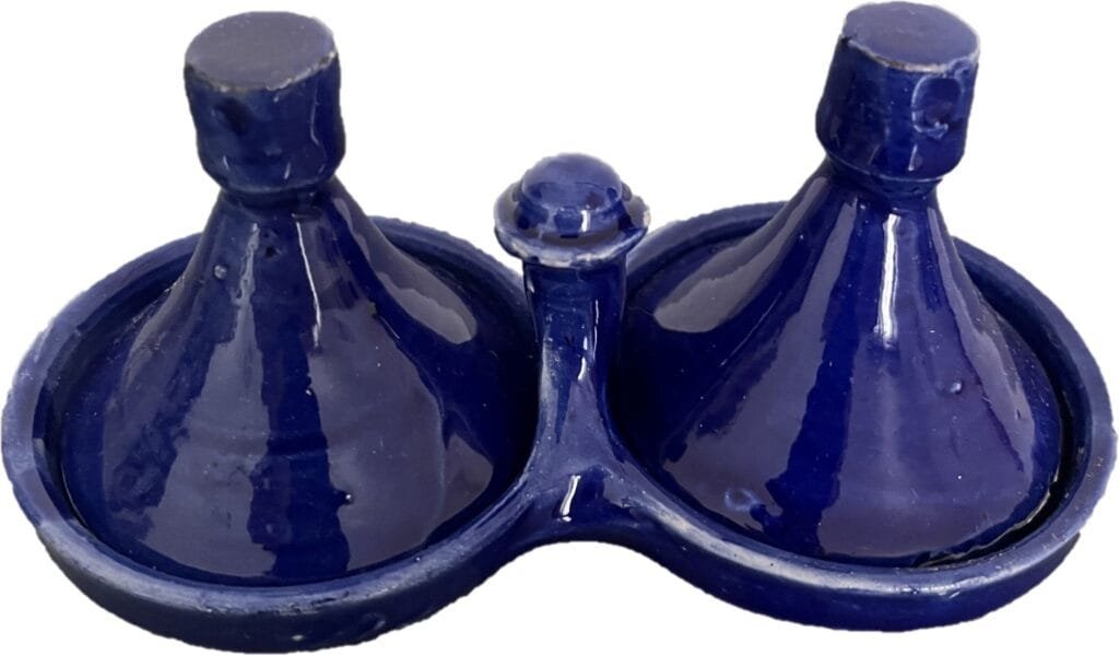 Bleu mini tagine pot - Le Marrakech Store