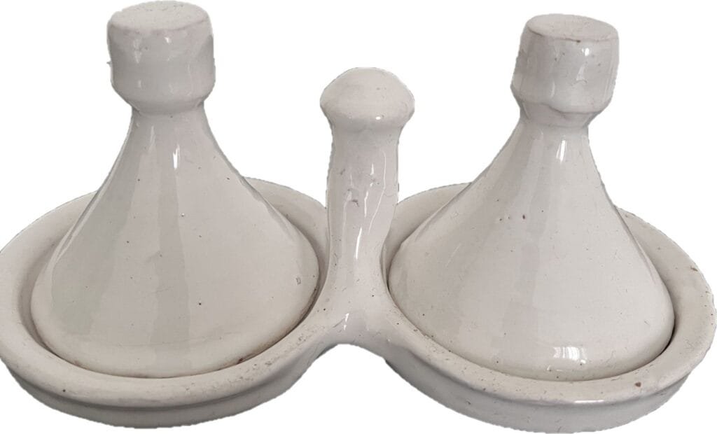 white mini tagine - Le Marrakech Store